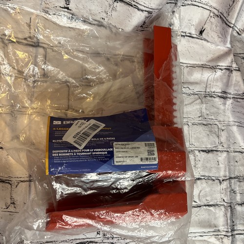 45345 Brady Large Ball Valve Lockout For 2"-8" Pipes Red | eBay