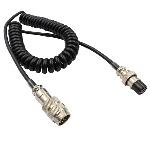 Mic Microphone Extension Cable Cord 8 Pin For Alinco EMS DR DX CB Ham ...