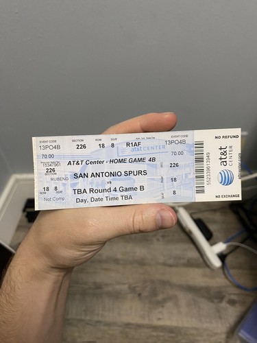 2013 NBA FINALS spurs versus heat game four ticket | eBay