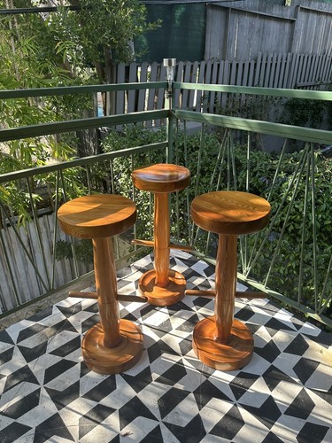 Bar stools Swedish Modernist MCM Wood vintage 1970s | eBay