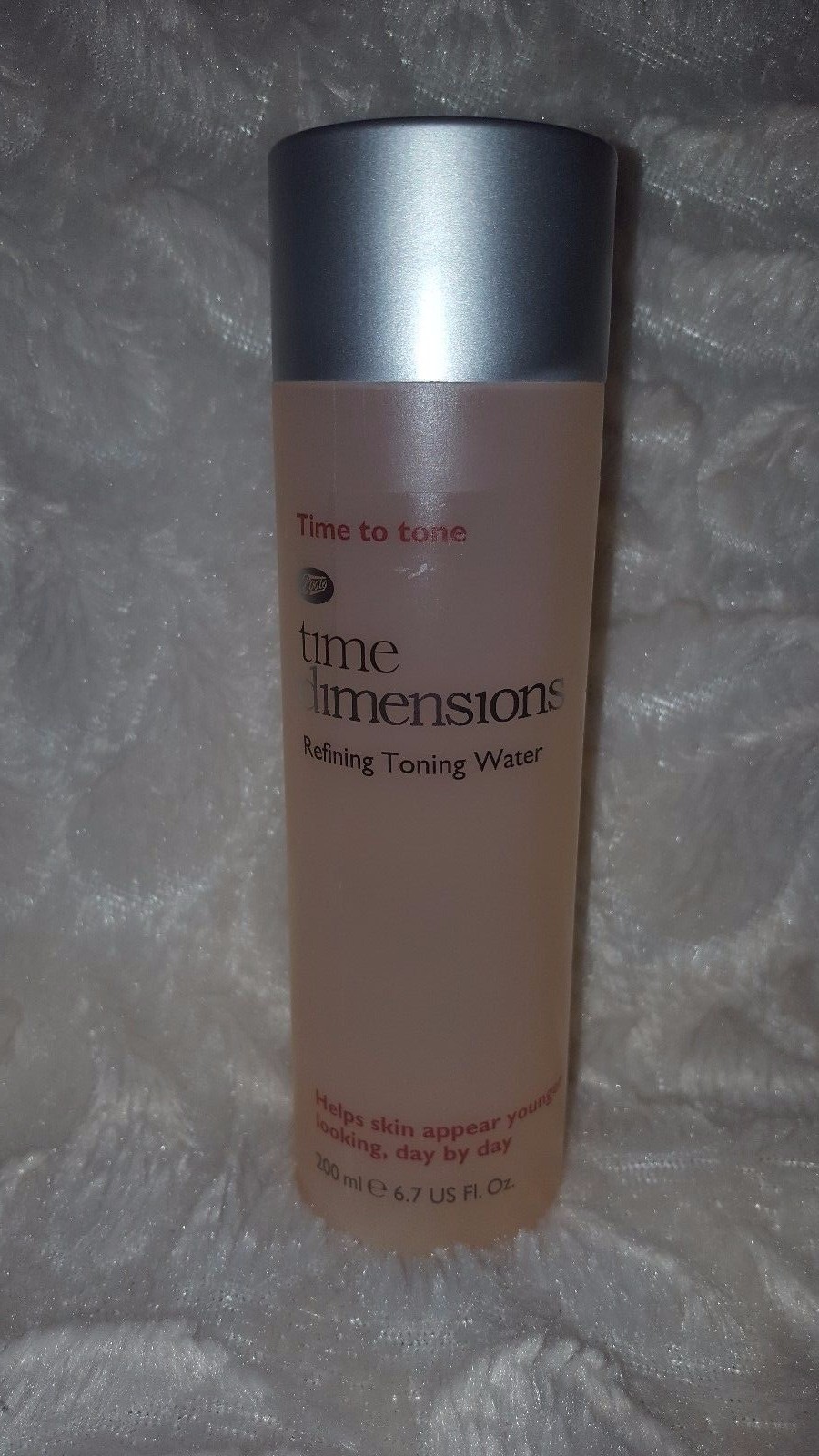 BOOTS Time to Tone Time Dimensions Refining Toning Water 6.7 oz, 200 mL ...