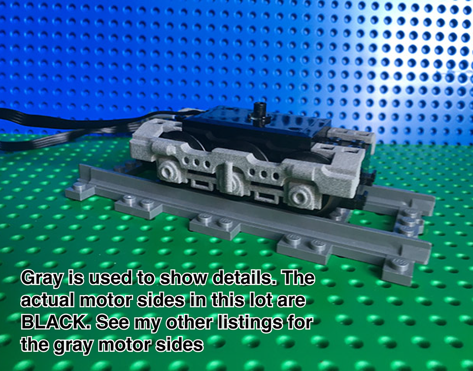 Custom Lego train motor sides- your train motor can look like it has 6 ...