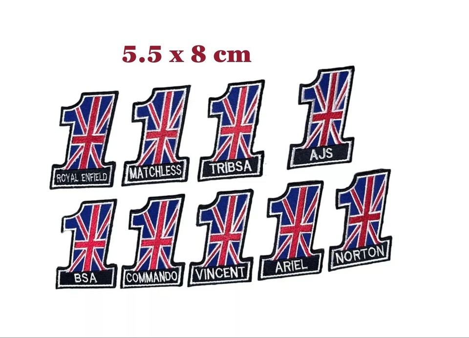 Motorcycles Biker Rocker Banner Beautiful Badges Patches Iron Sew On ...