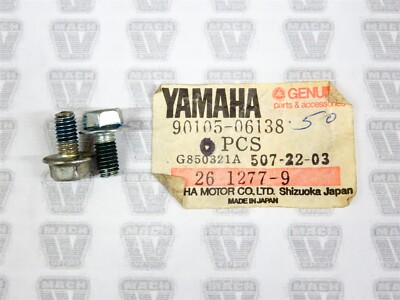Yamaha 90105-06138 Bolt (2) CA CE LC MJ QT XC YZ | eBay