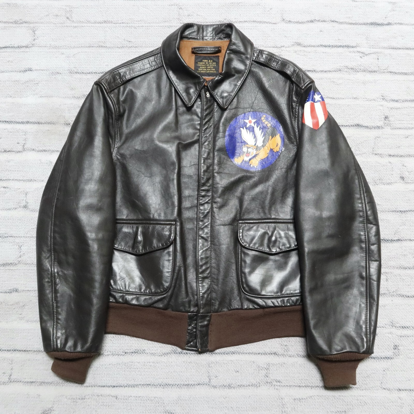 Vintage USAAF Type A-2 Korea War POW Leather Jacket b… - Gem
