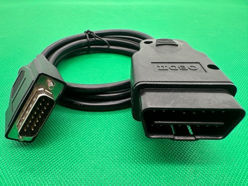 OBD2 16-Pin to DB15 Serial Port RS232 OBD 2 Adapter Cable Car Diag HNL ...