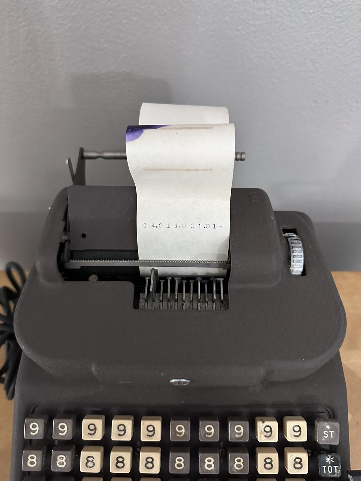 Vintage Burroughs Electric Adding Machine Series P | eBay