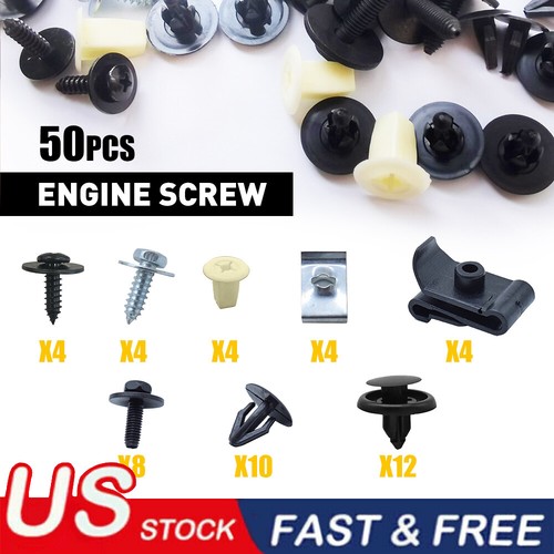 For Toyota Lexus Under Engine Cover Clips Underbody Mudguard Shield ...