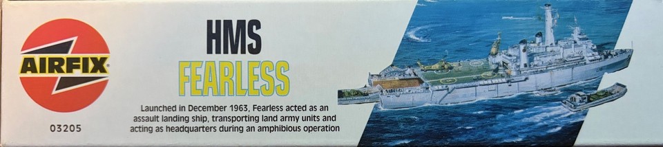 Airfix 1:600 ship kit: HMS Fearless, Royal Navy Assault Landing Ship ...
