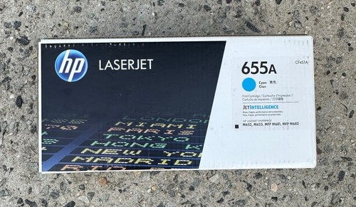 HP 655A CF451A CYAN CF451A BRAND NEW TONER 💙 | eBay