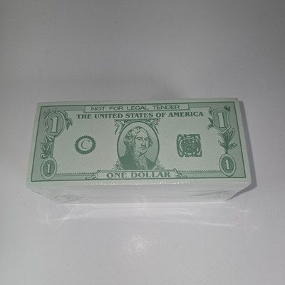 RARE Stack of 750 Play Money Bills One Dollar Novelty Prop for Games ...