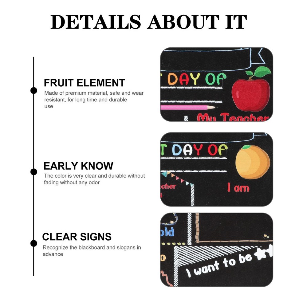 First Day Preschool Sign Wooden Chalk Board Children School Sign Kids ...