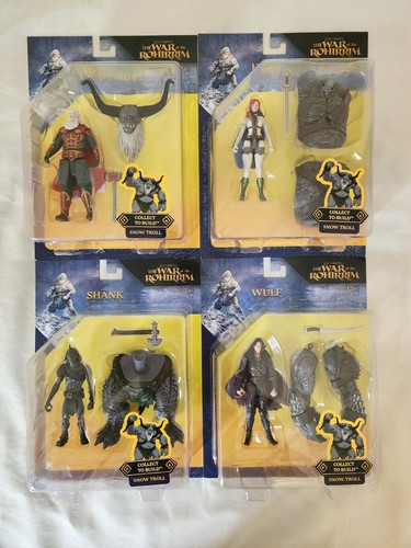 McFarlane Lord Of The Rings War Of The Rohirrim Snow Troll BAF Complete ...