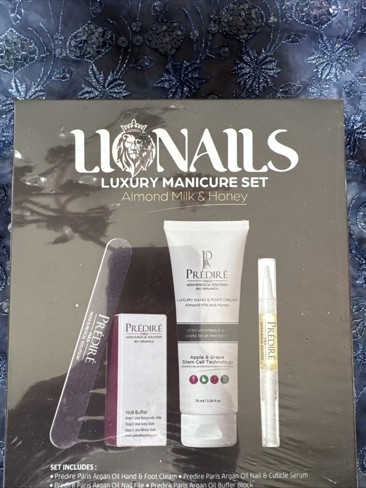 Lionails Luxury Manicure Set Almond Milk & Honey 4pc Prédiré - Sealed ...