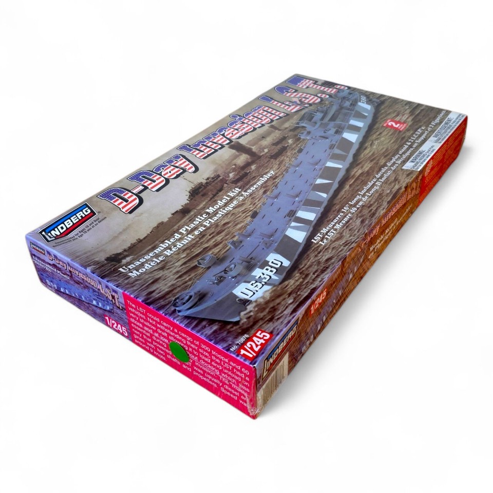 Lindberg D-Day Invasion L.S.T., Mk.II Type1-Class LST 1:200 Scale Kit ...