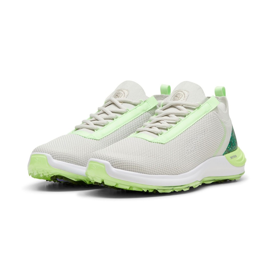 New Puma Golf Phantomcat Nitro Sport Shoes Vapor Gray/Speed Green 13 ...
