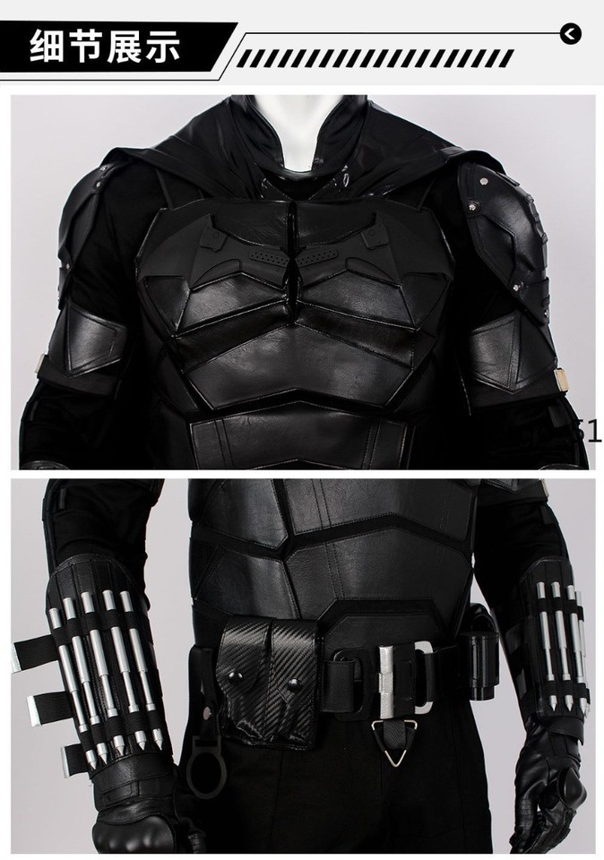 Batman Cosplay Prop Costume Bruce Wayne Armor Halloween Outfits Movie ...