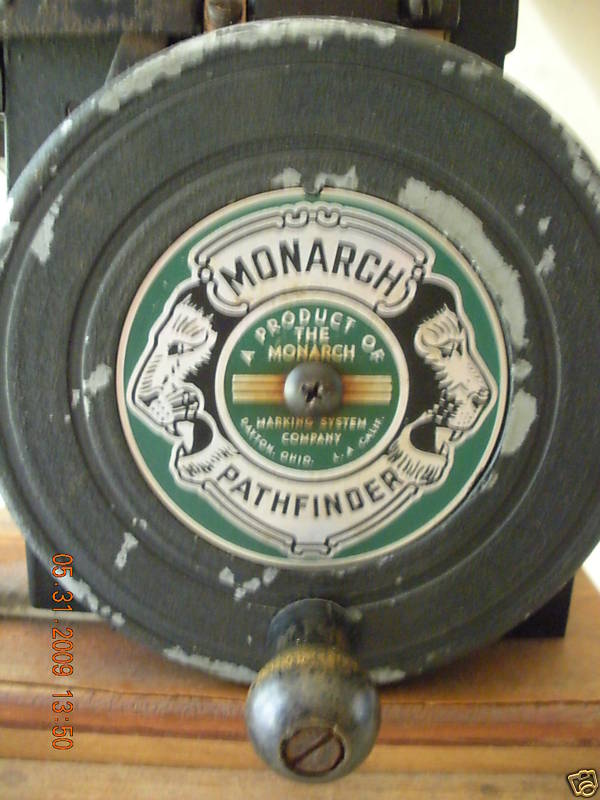 Monarch Marking System Co. Pathfinder TicketMachine1949 | eBay