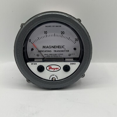 DWYER 605 SERIES MAGNEHELIC INDICATING TRANSMITTER 605-0 | eBay
