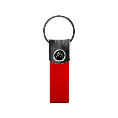 Keychain Citroen Red Official, Logo Black | eBay
