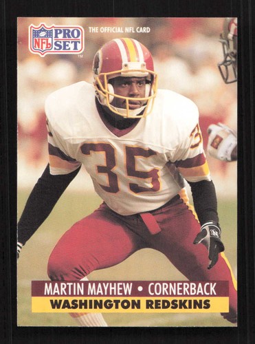 Martin Mayhew 1991 Pro Set Washington Redskins #321 | eBay