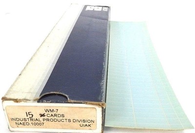 BOX OF 15 NEW BRADY WM-7 WIRE MARKER CARD, WM7 NUMBER 7 | eBay