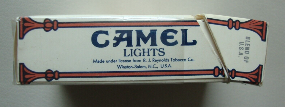 PACCHETTO VUOTO SIGARETTE CAMEL LIGHTS VINTAGE ESPANA DA COLLEZIONE ...