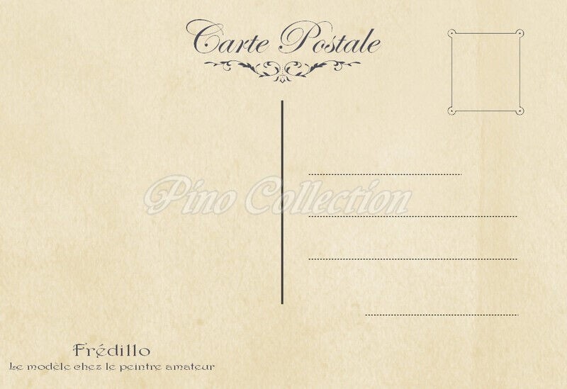 12 CARTES POSTALES EROTIQUES RARES Fredillo Le Modèle chez le peintre ...