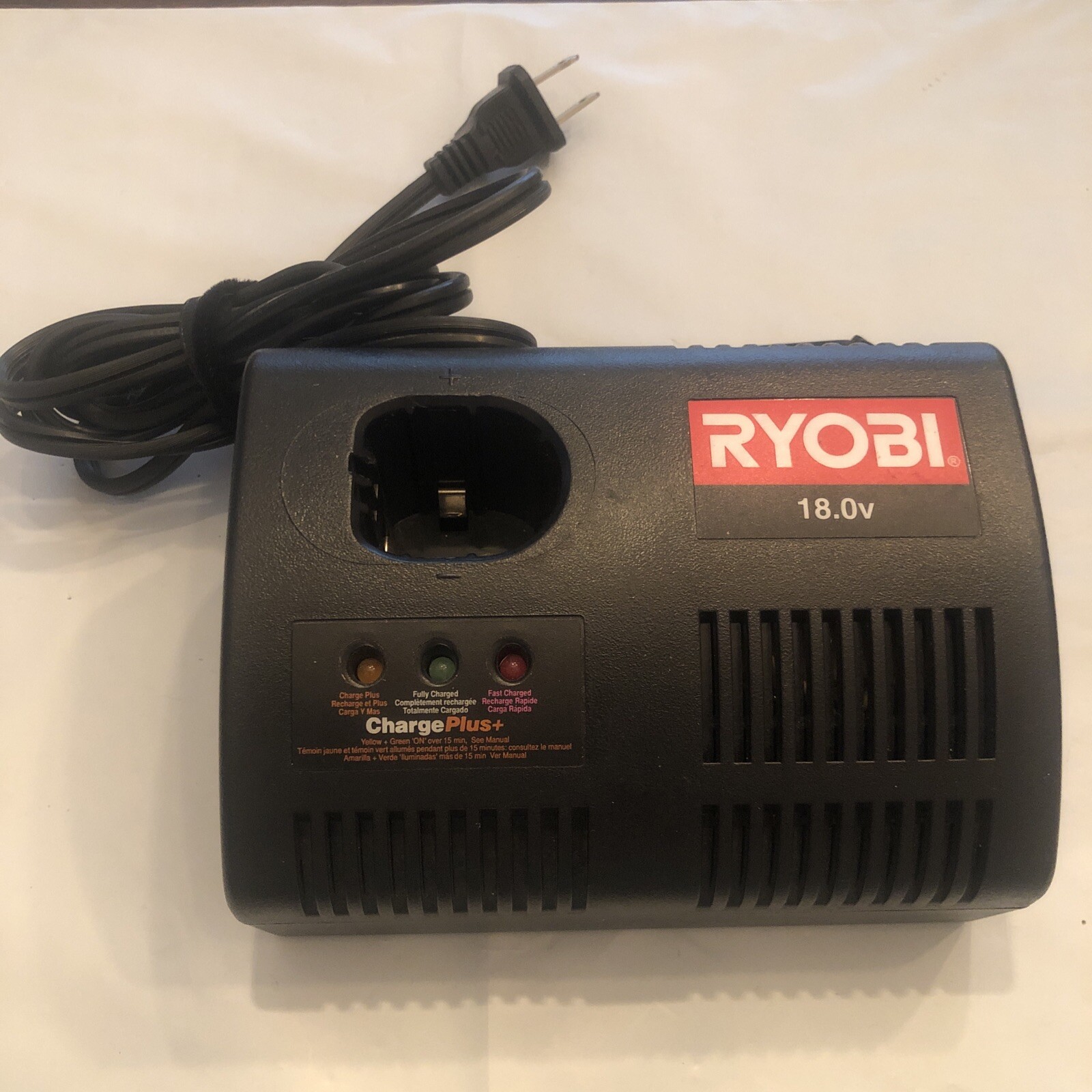 Ryobi 18V ChargePlus+ P110 Class 2 NiCd Battery Charger | eBay