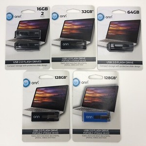 Onn USB 2.0 Flash Drive (Varies Size 16GB 32GB 64GB 128GB to choose ...