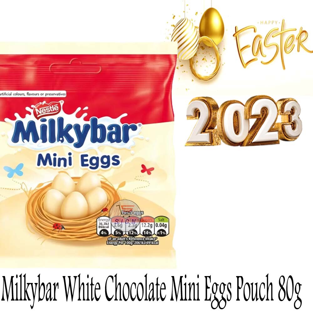 Easter Eggs Milk Chocolate Cadbury, Milkybar, Terry’s, Smarties, Galaxy ...