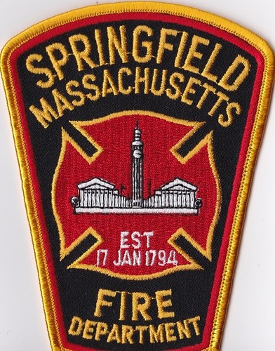 Springfield Fire Dept. MA Firefighter Patch | eBay