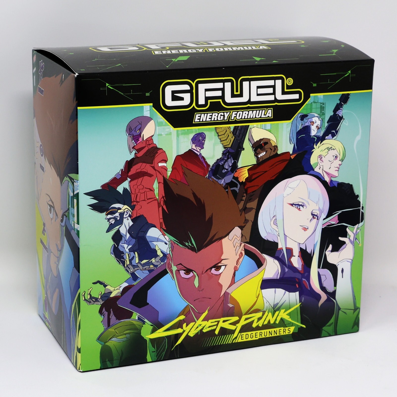 G FUEL Cyberpunk Edgerunners 2077 Collector's Box + Shaker + Tub | eBay