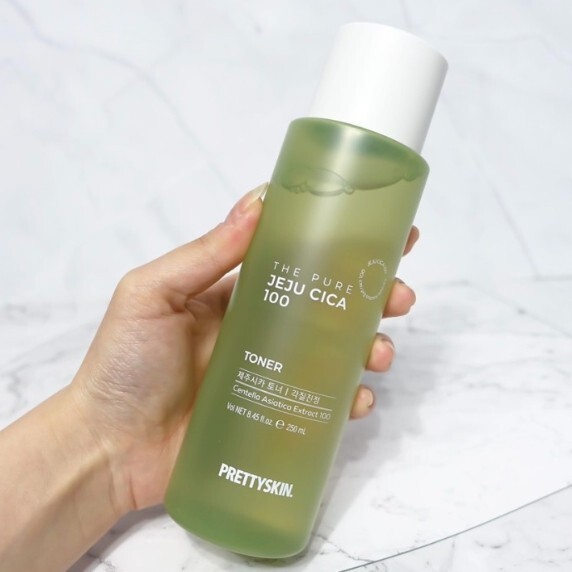 PRETTY SKIN The Pure Jeju Cica 100 Toner 250ml Moisturizing Toner K ...