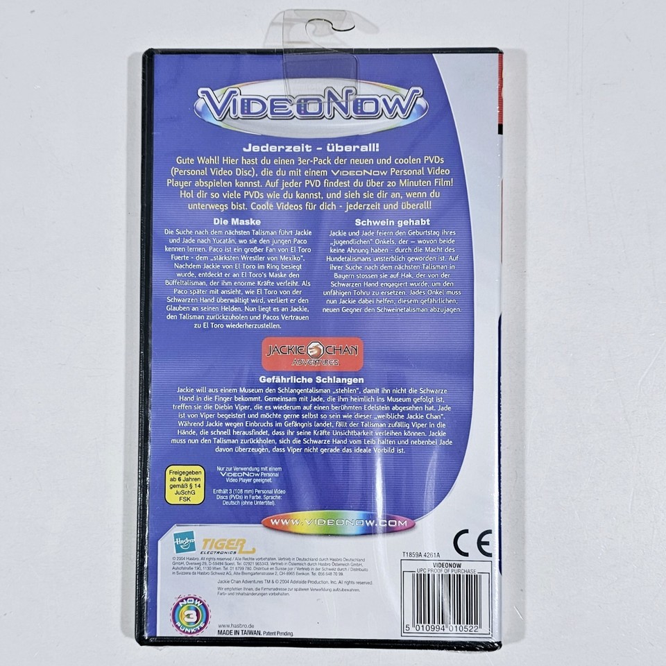 2004 Hasbro Tiger Electronics VideoNow PVD Cartoon Jackie Chan ...