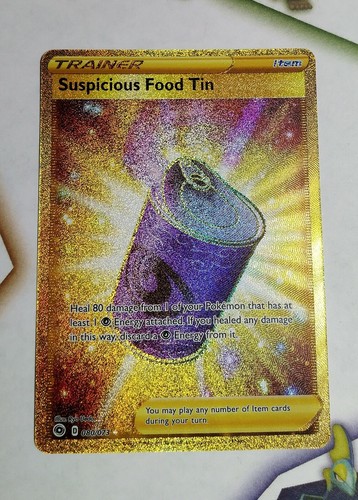 suspicious food tin 080/073 Champions path, pack fresh | eBay UK
