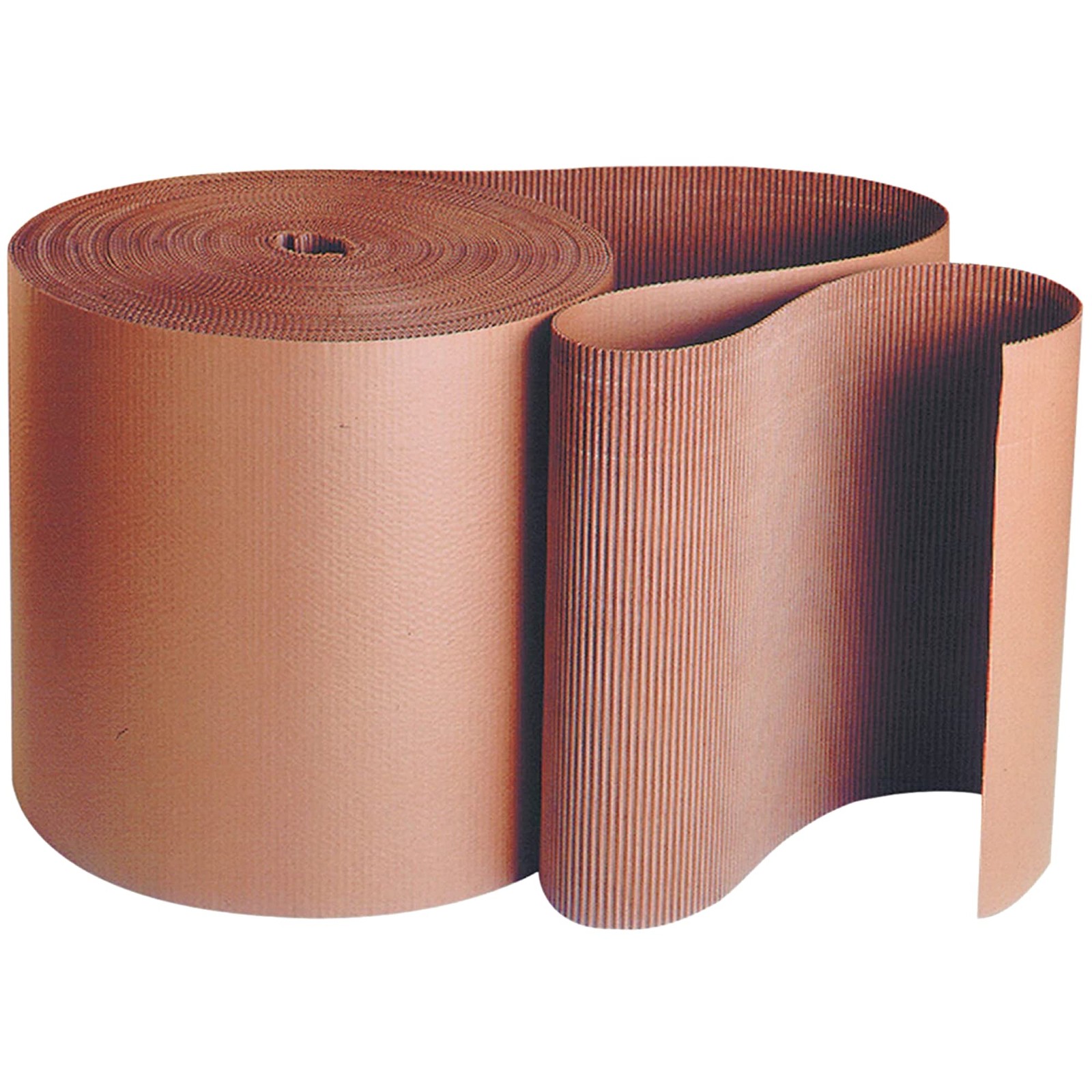 Shipping Corrugated Roll 24"L x 250"W 1-Pack, Singleface Corrugated ...