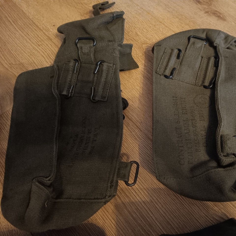 Three ammunition Pouches 58 Pattern, + others, see description, post ...