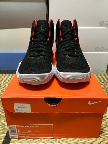 Nike Hyperdunk 2017 (Hyperdunk) Black Red White US9 (27cm) New | eBay