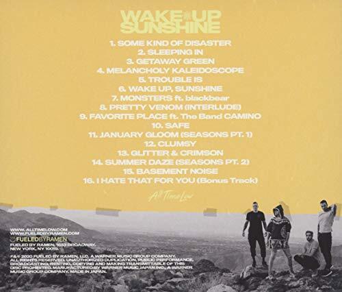 2020 ALL TIME LOW WAKE UP SUNSHINE WITH BONUS TRACK CD Album Rock Heavy ...