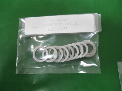 NEW MITSUBISHI 10PC OIL DRAIN PLUG GASKET (P/N MF660035) | eBay
