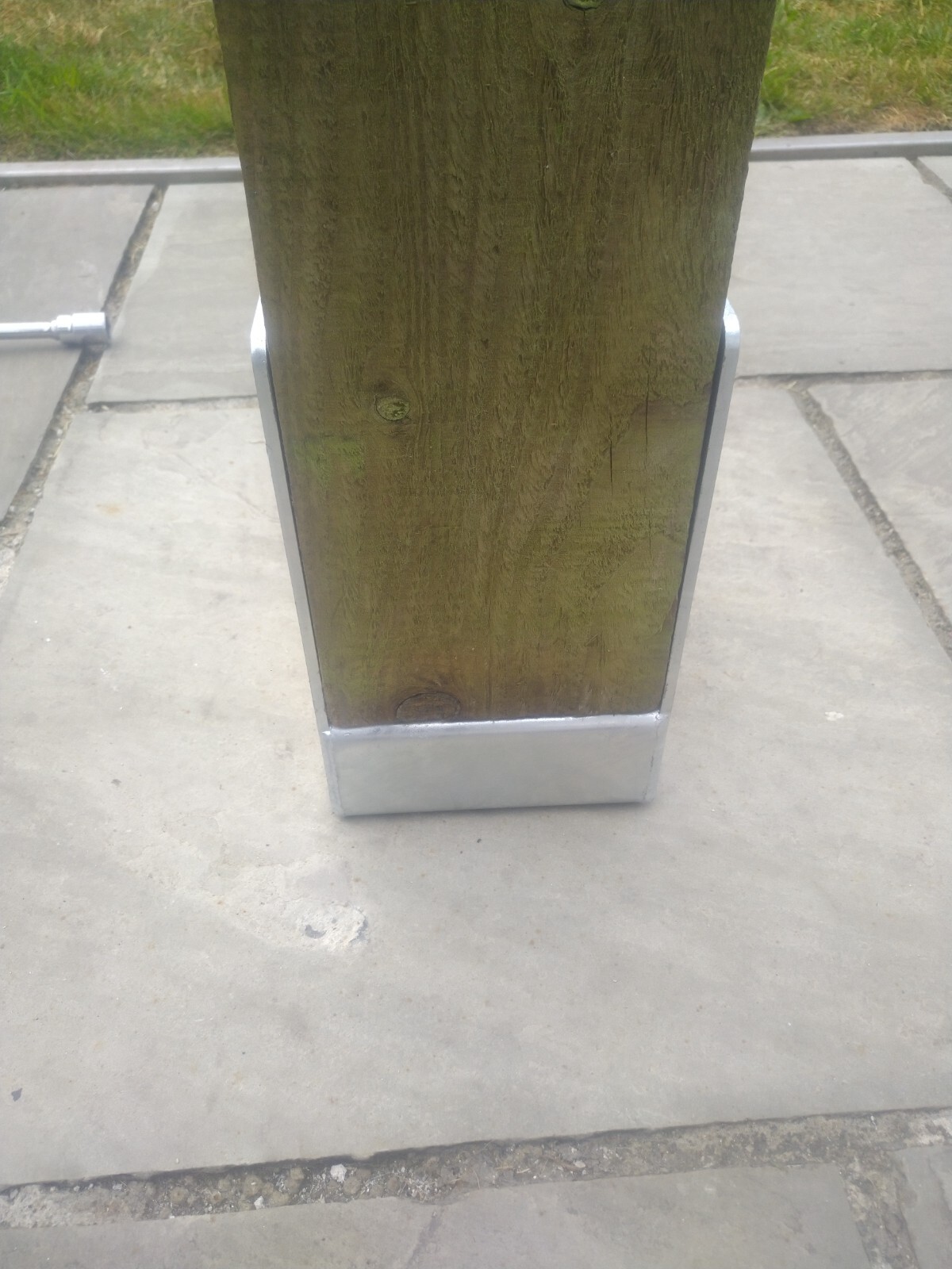 6x6 Bolt Down Post Support Galvanised Square Wooden Posts Holder 150mm ...