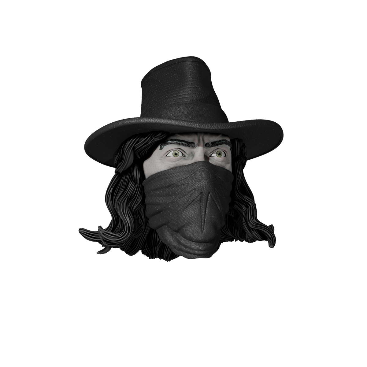 Van Helsing Mask VAN HELSING Scarlett's Prototype Mask Prop Original