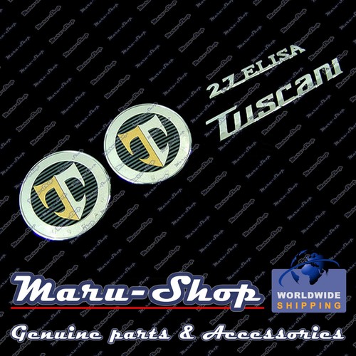 Hood/Tailgate Lettering Logo Badge Emblem set for 03~06 Hyundai Tiburon ...