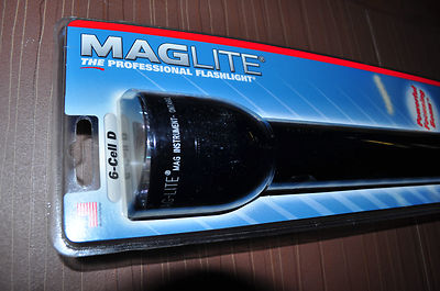 Maglite S6D016 6 Cell D Maglite® Flashlight Black Body Real Krypton ...