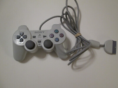 Sony PlayStation 1 PS1 PS One Gray Dualshock Analog Controller SCPH-110 ...