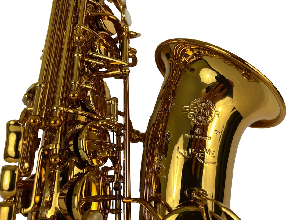 Selmer Paris Supreme 92DL Gold Lacquer Alto Saxophone BRAND NEW READY ...