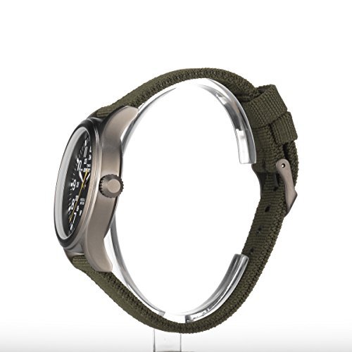 TIMEX Watch Expedition Scout metal black dial khaki strap T49961 ...