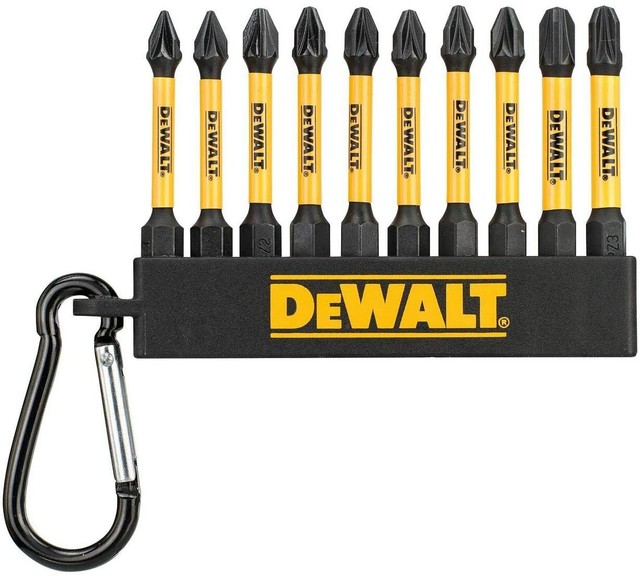DEWALT DT7274-QZ 50mm Pozi & Phillips High Impact Screwdriver Bit Set ...