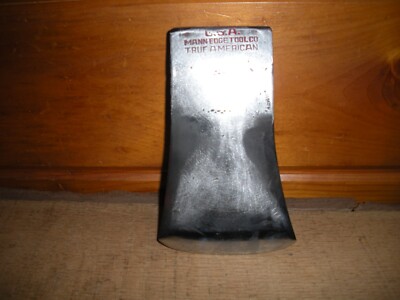 Vintage MANN EDGE TOOL TRUE AMERICAN Single Bit Axe Head / Early ...